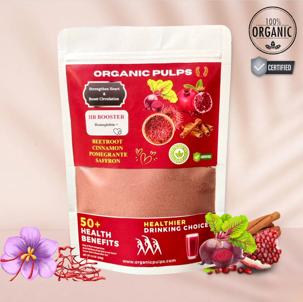 ORGANIC CARDIO BOOST BLEND - SAFFRON EDITION ⚜️ – ORGANIC PULPS🍃